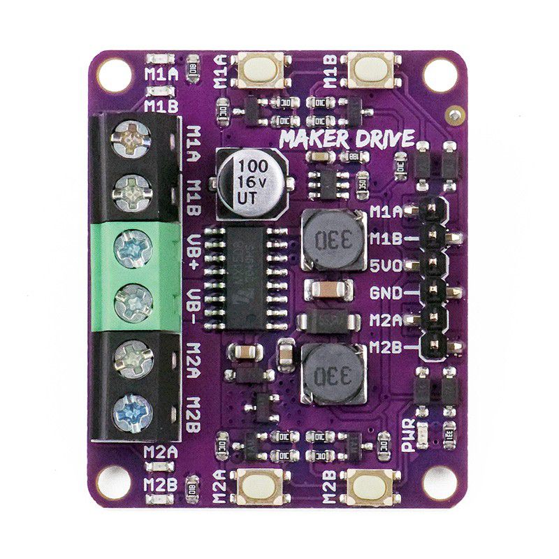 Maker Drive: Simplifying H-Bridge Motor Driver for Beginner Maker Drive: Simplifying H-Bridge Motor Driver for Beginner